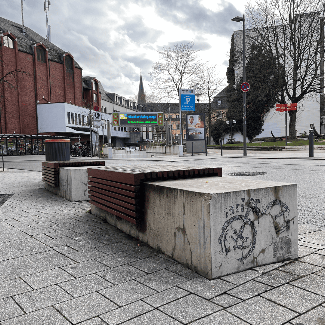 Defensive Architektur – kartieren und sichtbar machen